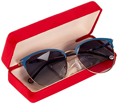 Carolina Herrera Gradient Dark Green Square Ladies Sunglasses CH 0037/S 0PEF 08 58