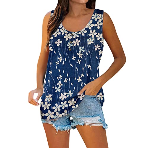 Workout Tank Tops for Women 2023 Silver Glitter Shirts for Women Button Down Shirts for Women Plus Size Sexy Workout Tops for Women Womens Tank Tops Summer Plus S(3-Blue,X-Large)