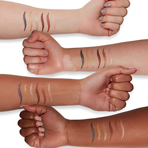 Milani Line Play Metallic 2-in-1 Liner Shadow - Peachy-Keen (0.08 Fl. Oz.) Vegan, Cruelty-Free Eyeliner & Eyeshadow Duo - Line & Define Eyes with Shimmer Shades