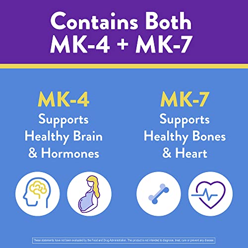 InnovixLabs Full Spectrum Vitamin K2 with MK-7 and MK-4, All-Trans Bioactive K2, 600 mcg K2 per Pill, Soy & Gluten Free, Non-GMO, 90 Capsules, Supports Healthy Bones & Arteries Vitamin K2 MK7 + MK4