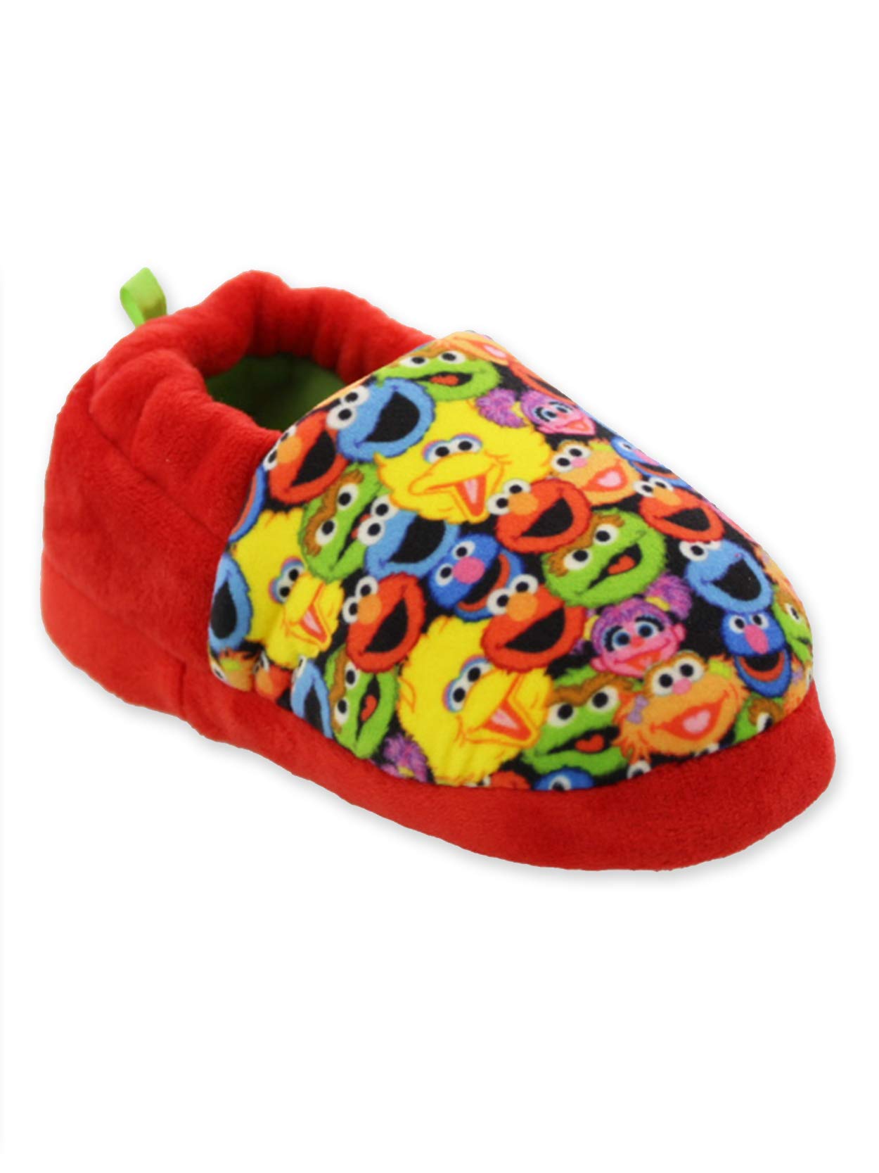 Sesame Street Elmo Boys Girls Aline Slippers with Indoor/Outdoor Sole (7-8 M US Toddler, Multi)
