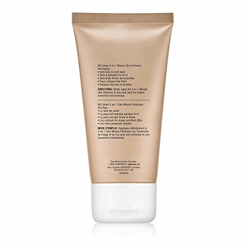 Garnier SkinActive BB Cream Anti-Aging Face Moisturizer, Light Medium, 2.5 Ounce