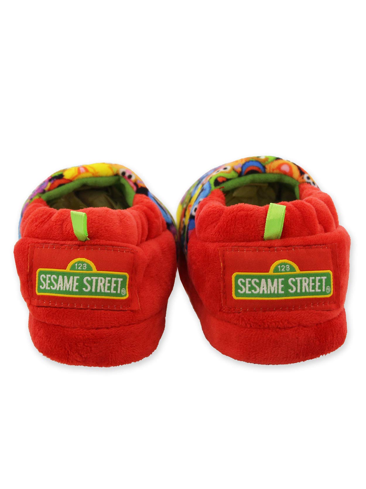 Sesame Street Elmo Boys Girls Aline Slippers with Indoor/Outdoor Sole (7-8 M US Toddler, Multi)