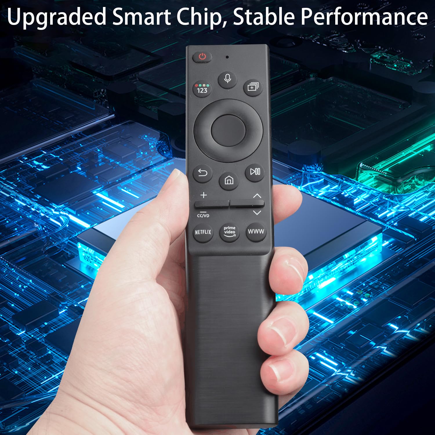 BN59-01357F TM2180E RMCSPA1RP1 Voice Remote Control Compatible with Samsung Smart The Frame QLED 4K 8K Smart TV QLED Series Q70A Q60A Q80A QN85A Replacement with Netflix PrimeVideo WWW with Batteries