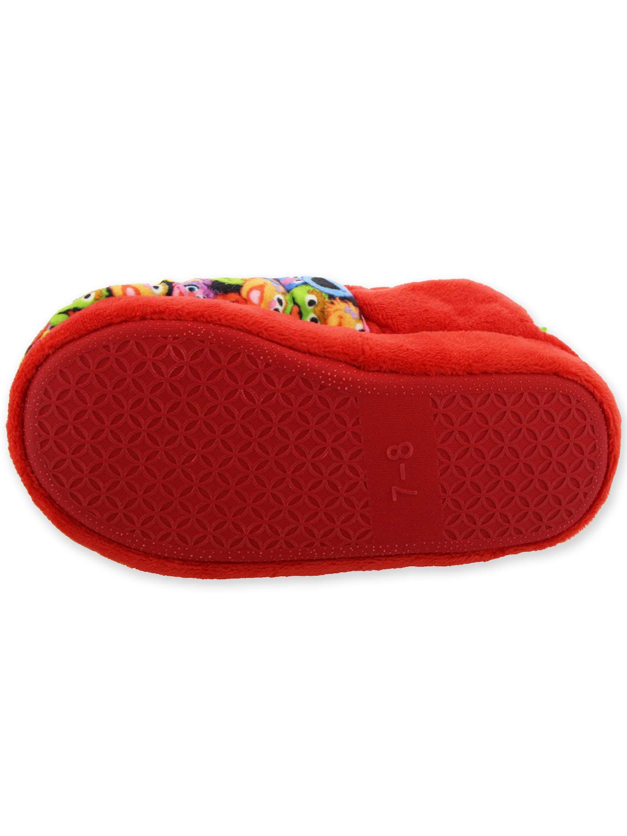 Sesame Street Elmo Boys Girls Aline Slippers with Indoor/Outdoor Sole (7-8 M US Toddler, Multi)