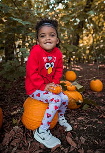 Sesame Street Elmo Toddler Girls Fleece Hoodie & Leggings Elmo 2T