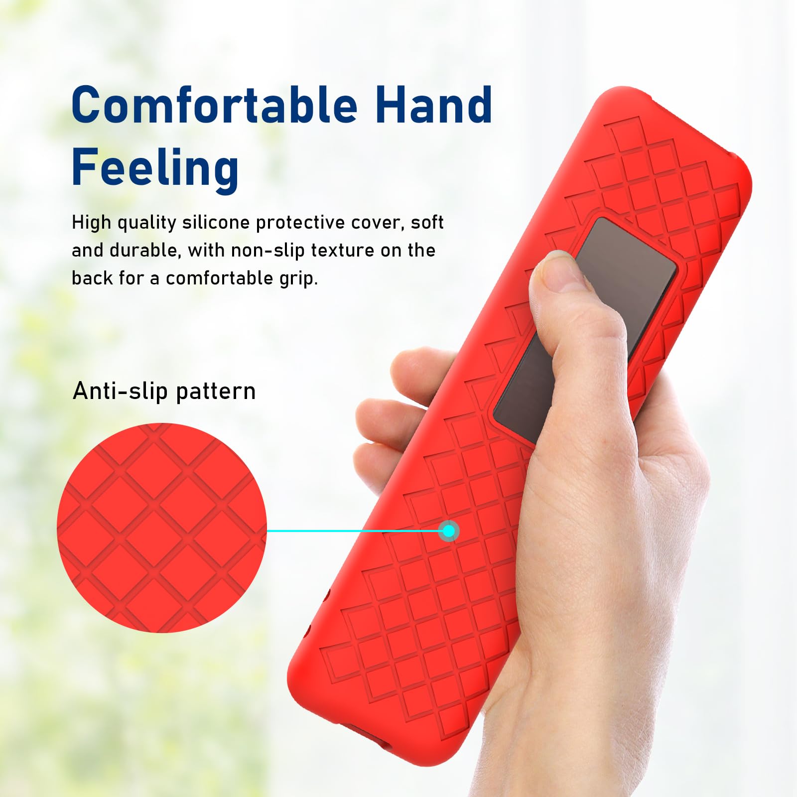 LEFXMOPHY Cover Case for BN59-01432J BN59-01432A BN59-01432 2023 Samsung Smart TV Solar Panel Remote Black Silicone Skin