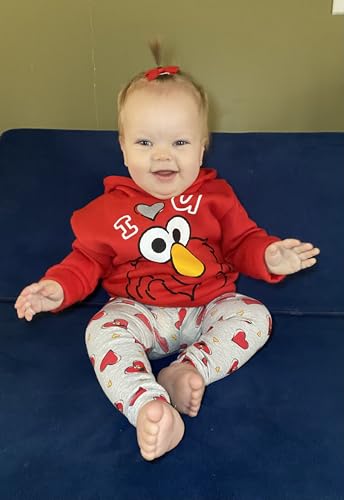 Sesame Street Elmo Toddler Girls Fleece Hoodie & Leggings Elmo 2T