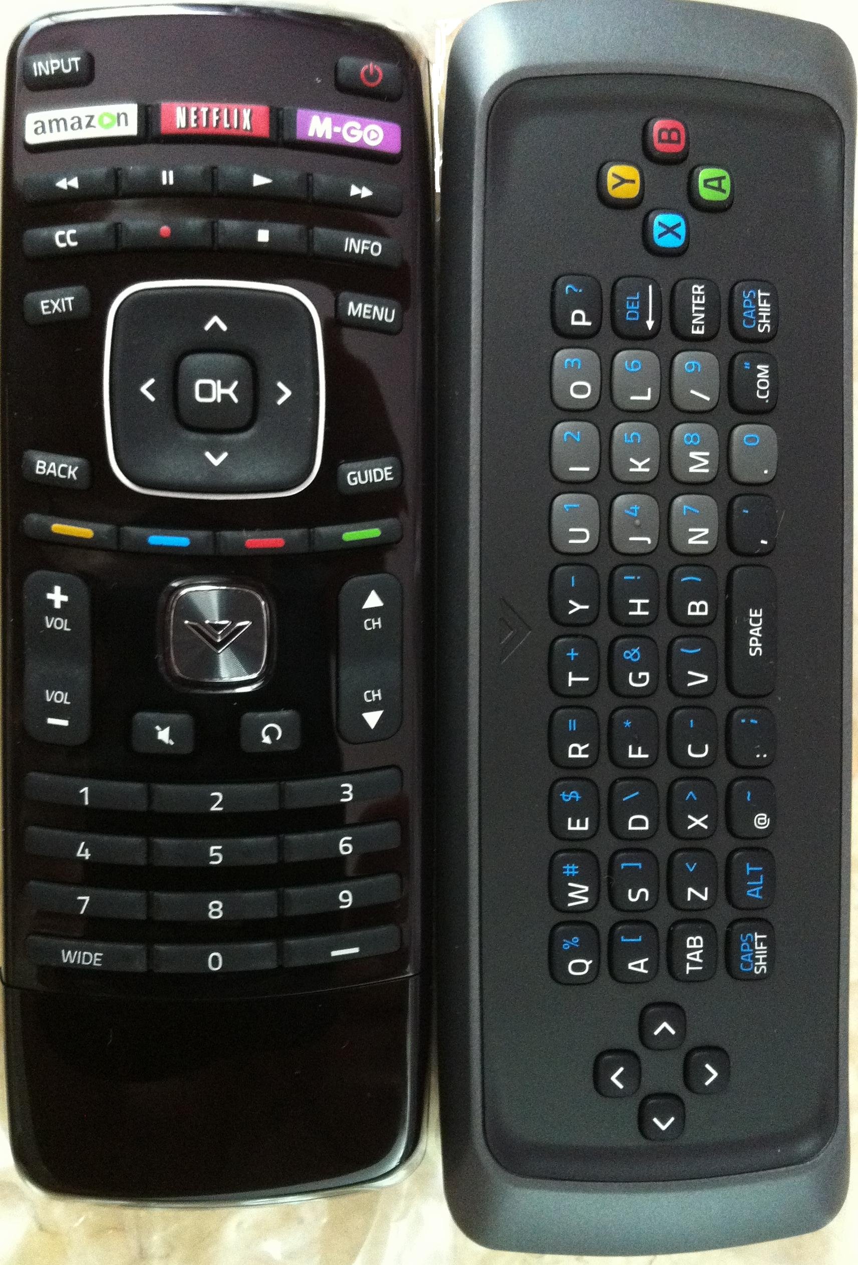 New Smart TV QWERTY Dual Side Keyboard Remote Control for XVT323SV XVT373SV XVT423SV XVT473SV XVT553SV -This is Original Remote, do not Need Any Program, only Put into Battery can Work