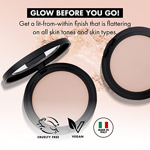 Milani Prep + Set + Go Transparent Face Powder (0.3 Ounce) Cruelty-Free Primer & Setting Powder - Control Shine & Set Makeup for Long-Lasting Wear
