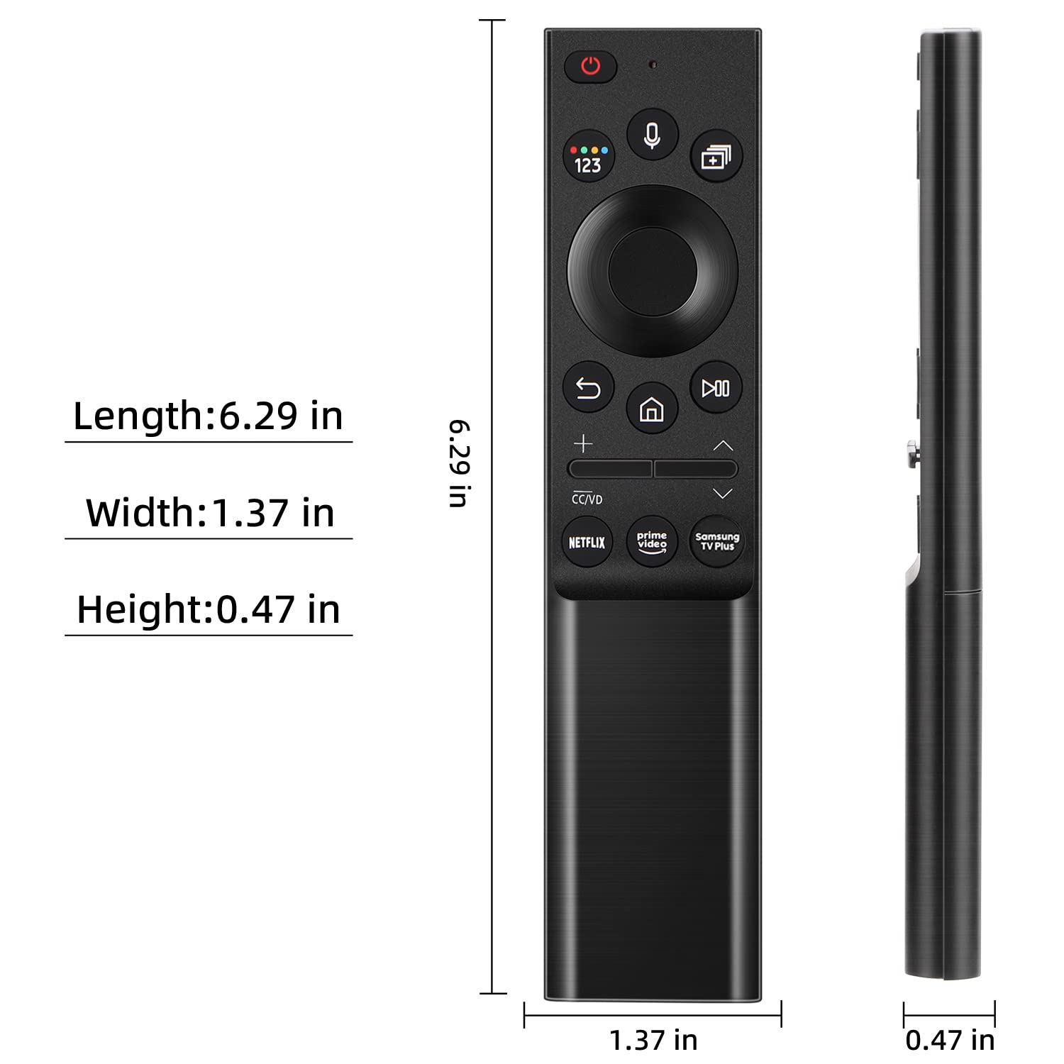 2022 New BN59-01357A Voice Remote Control Replacement for Samsung Smart Bluetooth The Frame QLED 4K 8K Smart TV QLED Series Q60A Q70A Q80A QN85A QN90A QN800A QN900A Sub BN59-01357B BN59-01357C