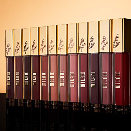 Milani Amore Matte Lip Crème - Stunning (0.22 Fl. Oz.) Cruelty-Free Nourishing Lip Gloss with a Full Matte Finish
