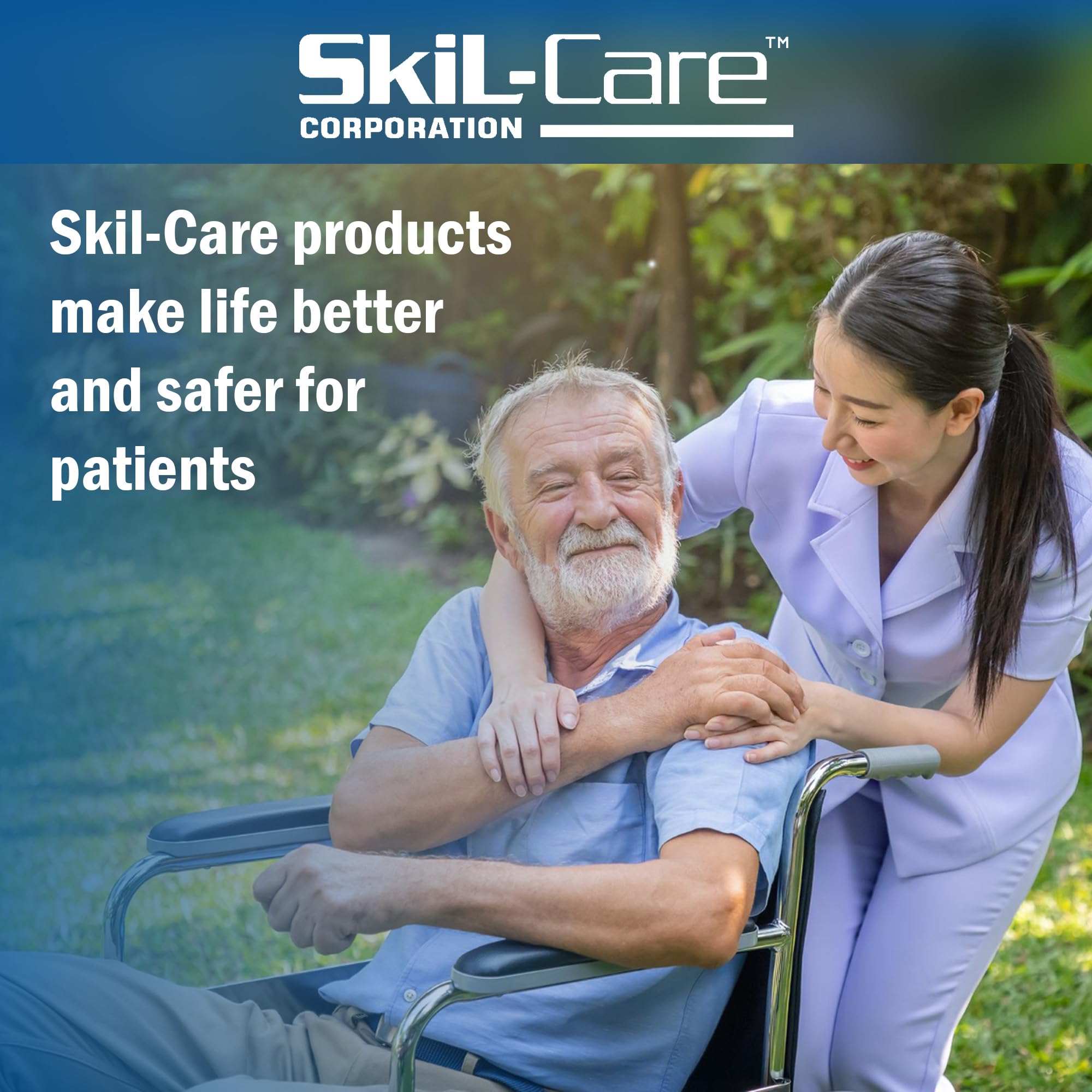 Skil-Care Adjustable Heel-Float - Heel Spur Relief, Heel Support for Injured Tendon, Plantar Flexion, Achilles Tendonitis, Heel Pain - Medium (4" Wide)