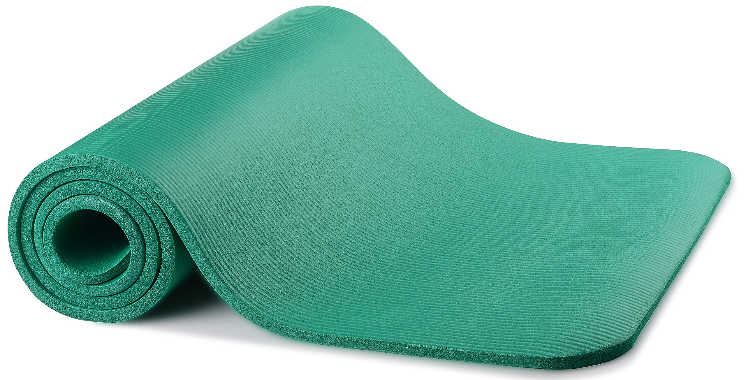 Fitvids Yoga Mat, 1/2-Inch Extra Thick High Density Exercise Mat, Anti-Tear Exercise Yoga Mat with Carrying Strap, Suitable for Various Yoga Exercises