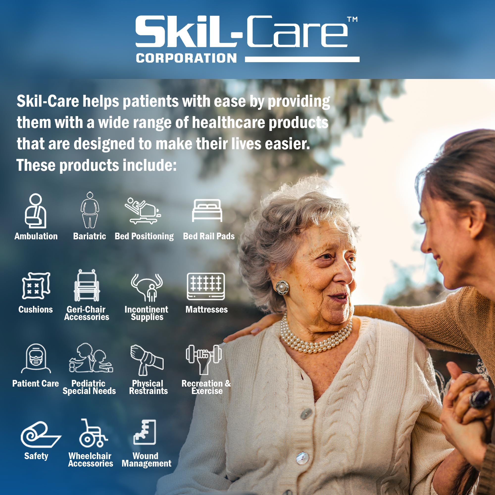 Skil-Care Adjustable Heel-Float - Heel Spur Relief, Heel Support for Injured Tendon, Plantar Flexion, Achilles Tendonitis, Heel Pain - Medium (4" Wide)