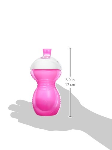 Munchkin® Click Lock™ Bite Proof Sippy Cup, 9 Ounce, 2 Pack, Pink/Purple