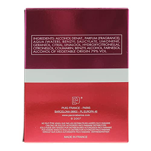 Ultrared by Paco Rabanne For Women. Eau De Parfum Spray 2.7-Ounces