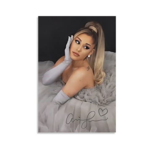 QIGUTRNG Ariana Star Singer Grande Poster Art Picture Print Modern Family Bedroom Decor Posters 11.81x7.87inch(20x30cm)