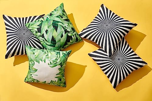 Cebo Decor Decorative Pillow Pura Vida Rose 20" 20 Pillow | Zipper Pillowcase Looks Beautiful for Home | Made with Faux Linen, Stuffed Feather, & 100% Polyester Pillow Case