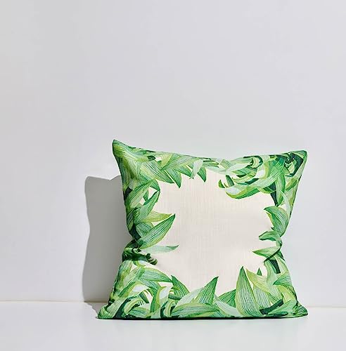 Cebo Decor Decorative Pillow Pura Vida Rose 20" 20 Pillow | Zipper Pillowcase Looks Beautiful for Home | Made with Faux Linen, Stuffed Feather, & 100% Polyester Pillow Case