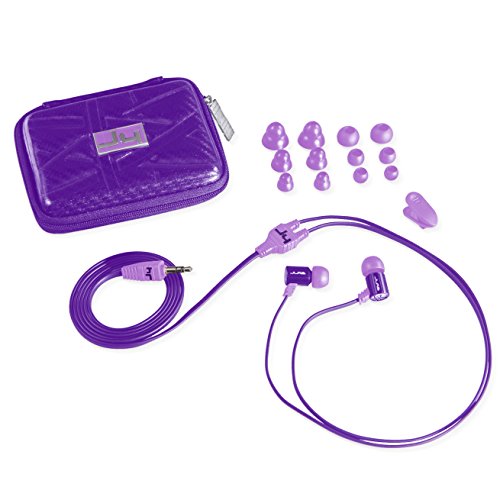 JLab Audio J4 Heavy Bass, Rugged Metal In-Ear Headphone, GUARANTEED FOR LIFE - Pirple