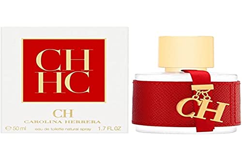 Carolina Herrera Ch Fragrance For Women - Fresh Floral Amber Scent - Top Notes Of Bergamot, Orange, Grapefruit And Juicy Melon - Floral Heart Notes - Ends With Tasty Base Notes - Edt Spray - 1.7 Oz