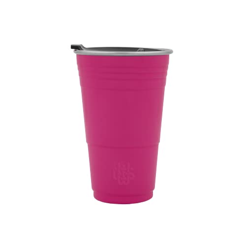 Wyld Gear 16 oz. Insulated Stainless Steel Party Cup Tumbler - Pink