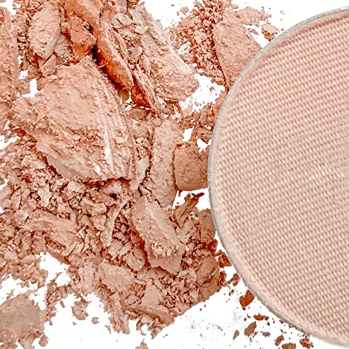Honeybee Gardens 'Skinny Dip' Refillable Eye Shadow Palette | 4 Neutral Shades with a Refillable Compact with Brush | Natural Ingredients | Gluten Free | Vegan | Cruelty Free