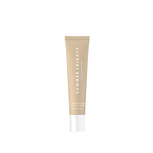 Summer Fridays Lip Butter Balm - Day/Night Hydrating Lip Mask - Shea Butter, Vegan - Vanilla (0.5 Oz)