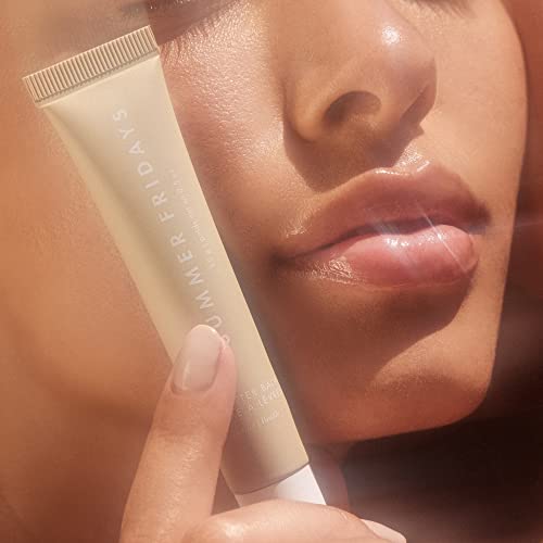 Summer Fridays Lip Butter Balm - Day/Night Hydrating Lip Mask - Shea Butter, Vegan - Vanilla (0.5 Oz)