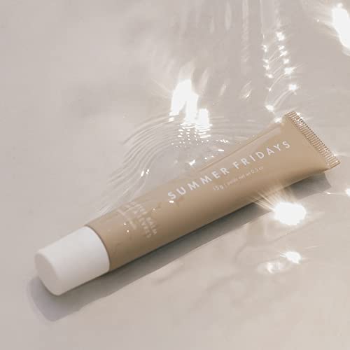Summer Fridays Lip Butter Balm - Day/Night Hydrating Lip Mask - Shea Butter, Vegan - Vanilla (0.5 Oz)