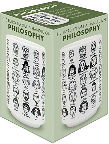 It's Hard to Get a Handle on Philosophy - Porcelain Tea Cup Featuring 60 Western Philosophers