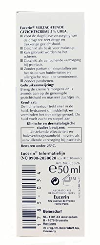 Eucerin Smoothing Face Cream 5% Urea 50ml