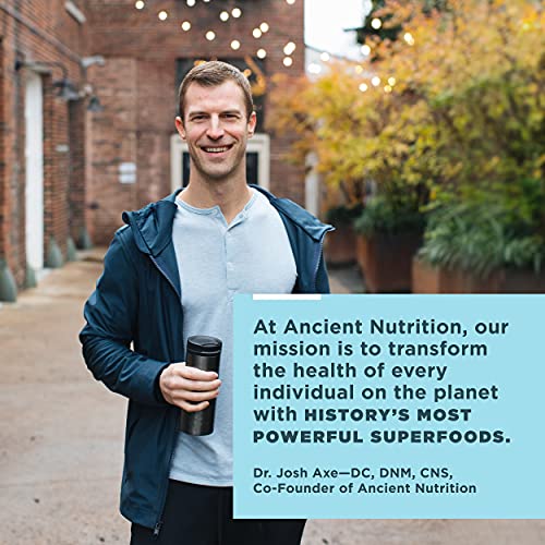 Ancient Nutrition Collagen Powder Protein with Vitamin C and Probiotics, Multi Collagen Protein, Unflavored, 24 Servings, Hydrolyzed Collagen Peptides Supports Skin and Nails, Gut Health, 8.6oz