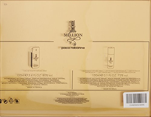 Paco Rabanne 1 Million 2 Piece Gift Set for Men