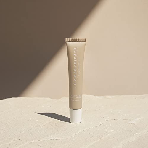 Summer Fridays Lip Butter Balm - Day/Night Hydrating Lip Mask - Shea Butter, Vegan - Vanilla (0.5 Oz)