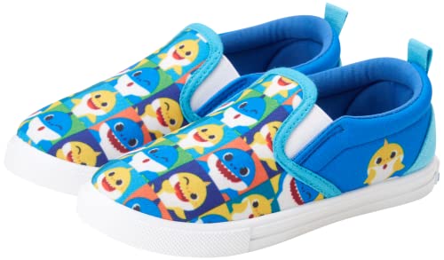 Nickelodeon Baby Boys' Baby Shark Shoes - Laceless Slip-On Sneakers (Toddler: 5-10), Size 5 Toddler, Baby Shark