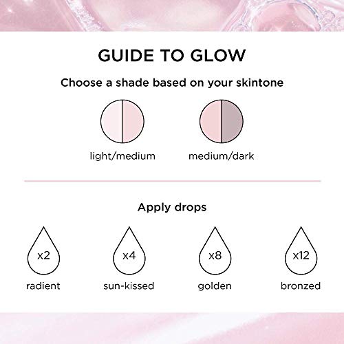 TAN-LUXE The Body - Illuminating Self-Tan Drops, 50ml - Cruelty & Toxin Free - Light/Medium