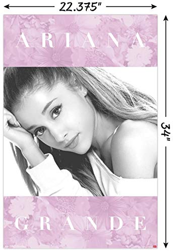 Trends International Ariana Grande - Floral Wall Poster, 22.375" x 34", Unframed Version