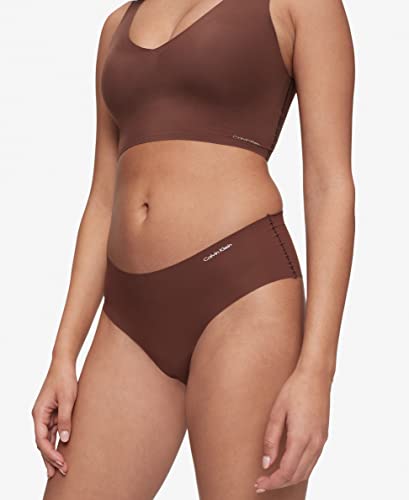 Calvin Klein Invisibles Seamless Hipster Panties, Multipack, Beechwood/Cedar/Sandalwood/Spruce/Umber, Large
