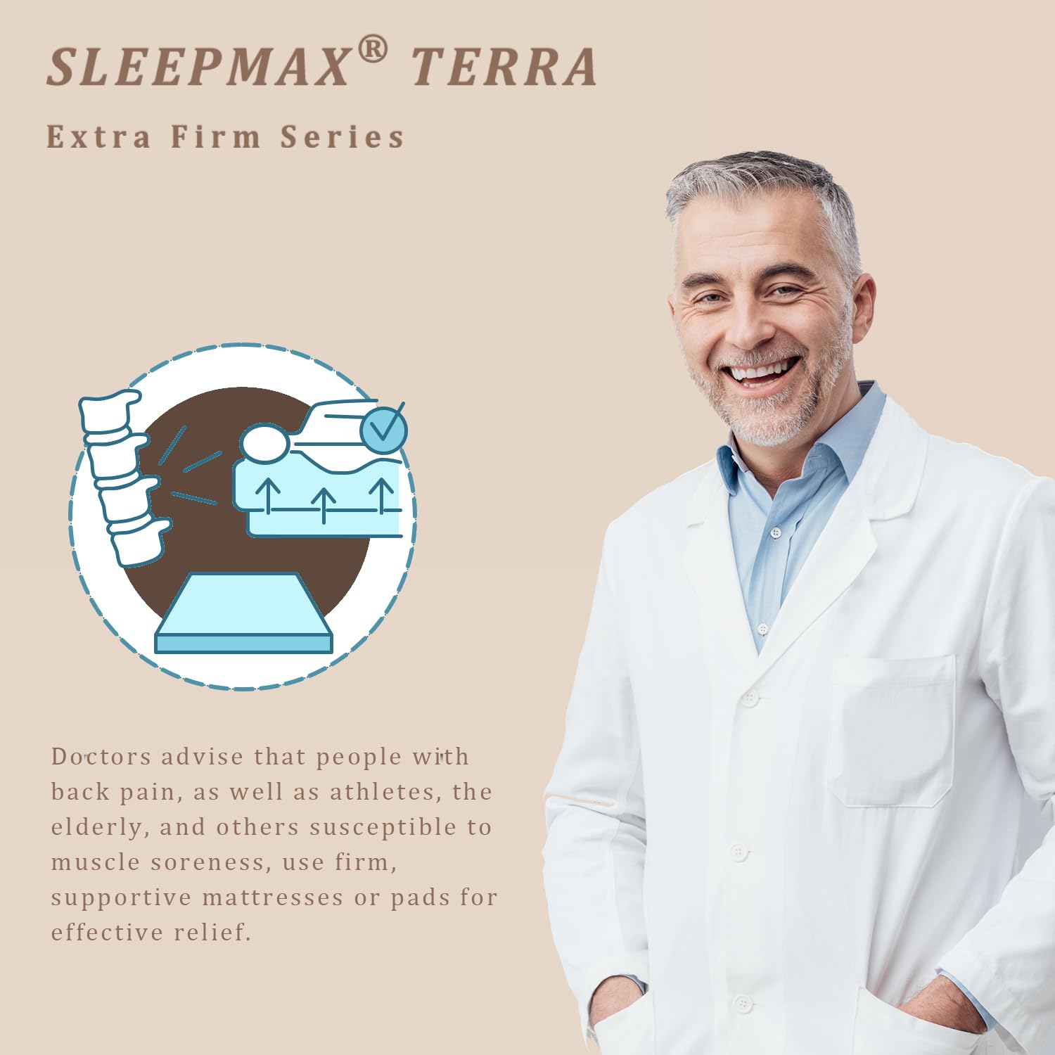 Sleepmax Extra Firm Mattress Topper Twin Size 4 Inch - Firm Memory Foam Mattress Topper for Pain Relief - Ventilated High Density Foam Bed Topper - No Odor, CertiPUR-US Certified