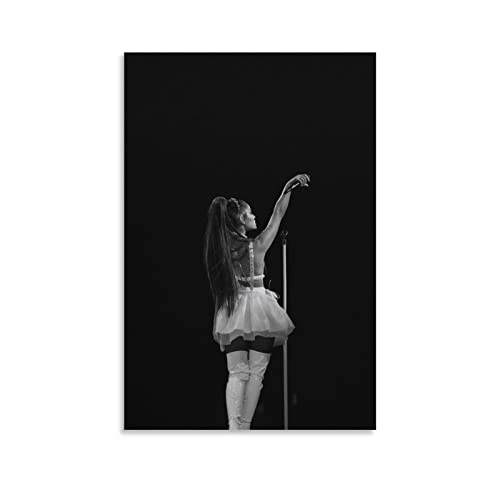 BIVEE Ariana Singer Grande 1 Art Poster 08x12inch(20x30cm) Print Canvas Poster Wall Art Decor Print Picture Paintings for Living Room Bedroom Decoration