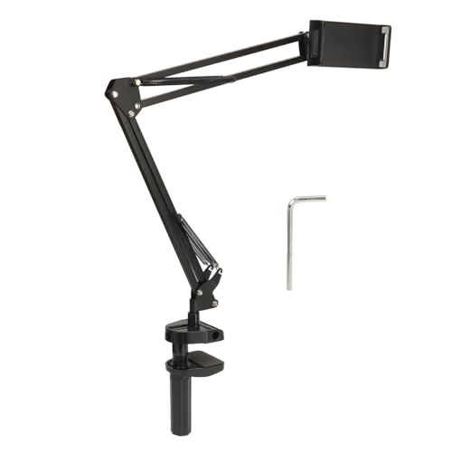Acogedor Tablet Holder Stand Adjustable Rugged Design for13, Galaxy Tab, Pro 12.9, Air, Mini & More, Stable Desktop Stand for iOS Tablet,Pro, Wide Compatibility