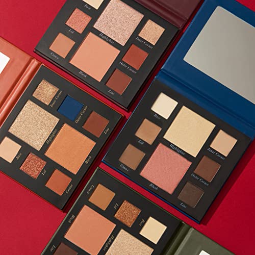 LAURA GELLER NEW YORK 2022 Annual Party in a Palette Set of 4 Curated Full Face Makeup Palettes, Includes Eyeshadow, Highlighter & Blush
