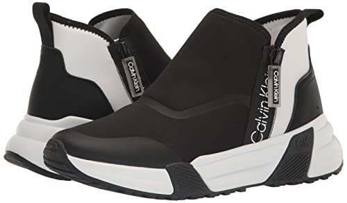 Calvin Klein Women's PASKHAL Sneaker, Black, 9.5