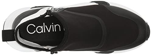 Calvin Klein Women's PASKHAL Sneaker, Black, 9.5