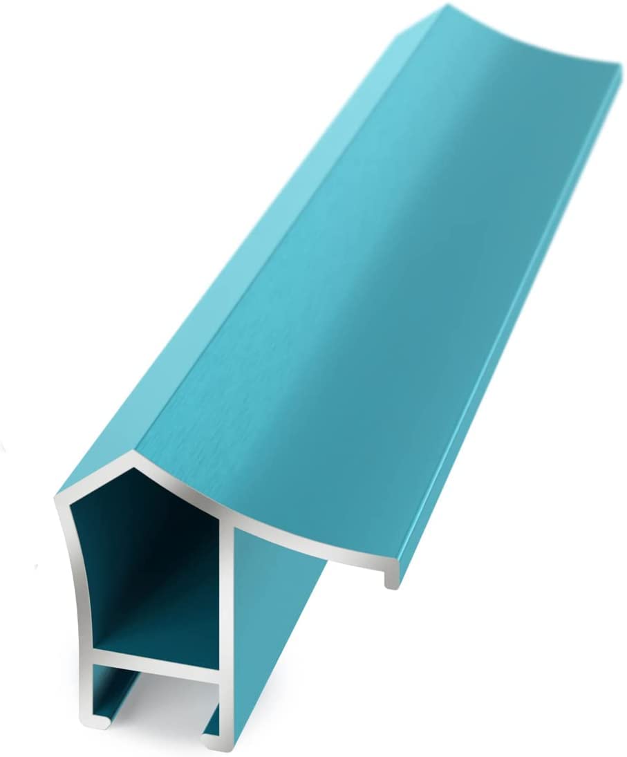 Frame My TV Deco TV Frames Alloy Prismatic - Turquoise Bezel Compatible ONLY with Samsung The Frame TV (3" Color Chip)