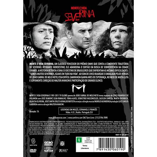 Morte & Vida Severina (Walter Avancini) (1981) - Jose Dumont/Elba Ramalho/Tania Alves