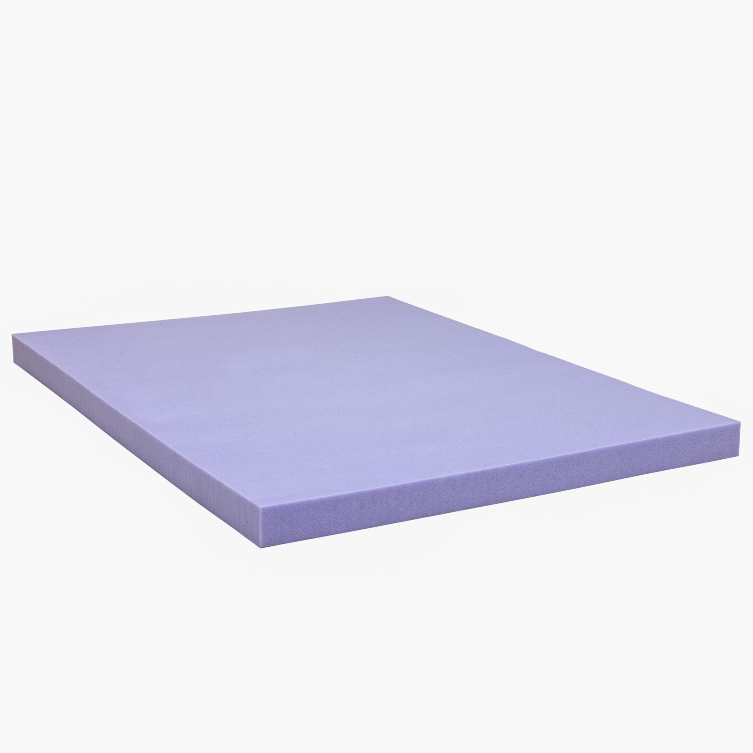 BEAUTYREST, Lavender Colored, Aloe Gel Bead, Pressure Relieving Memory Foam Mattress Topper, 4 inch, King