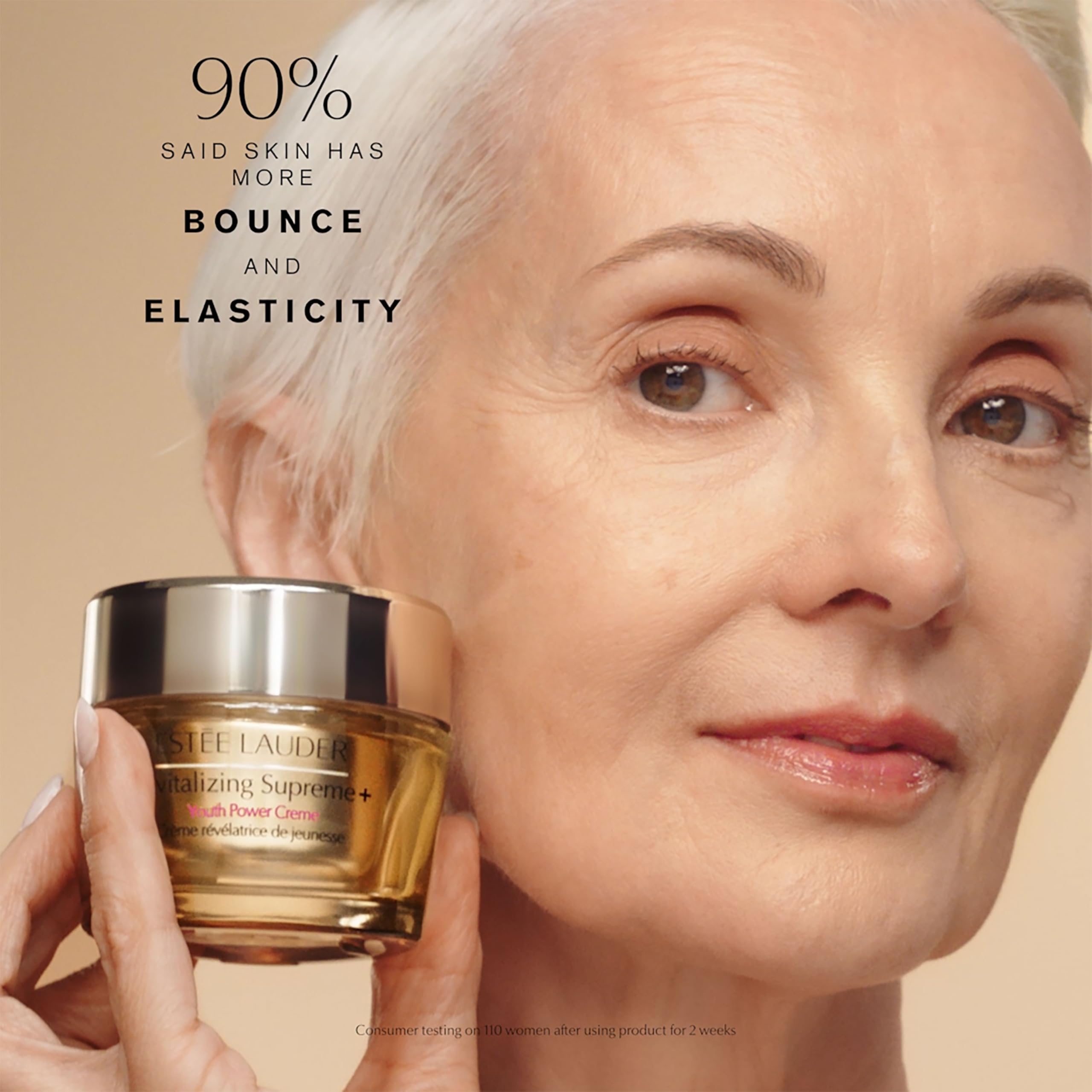 Estée Lauder Revitalizing Supreme+ Youth Power Cream Moisturizer with Hyaluronic Acid & Peptides | Anti-Aging